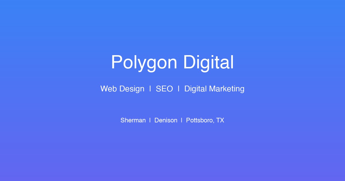 Polygon Digital - Web Design, SEO & Digital Marketing